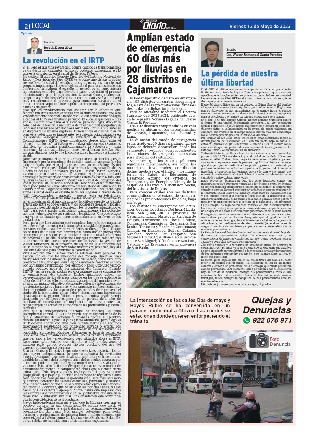 [Artículo] Joseph Dager: La revolución en el IRTP